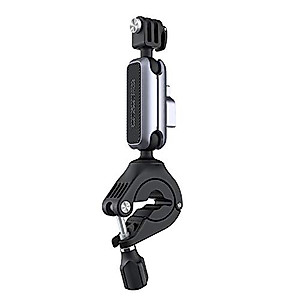 Bike Motorcycle Handlebar Mount with 1/4"-20 Thread Adapter, 0.87 to 1.38 inches or 0.27-0.63 inches, for Gopro 11/10/9/8/7/6/5/4, DJI OSMO Action 3, 2, Pocket 2, Insta360 ONE RS, R, ONE X3, X2