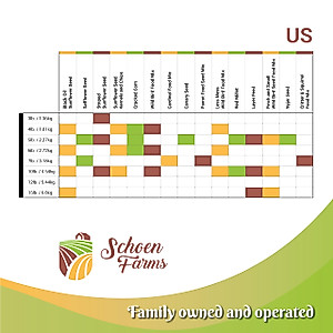 Gourmet Wild Bird Food Mix (6 LBS) Blend For Cardinals, Chickadees, Nuthatches, Woodpeckers and Songbirds