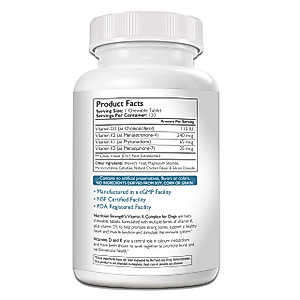 Nutrition Strength Vitamin K for Dogs, Vitamins K1 & K2 (MK4 & MK7) + Vitamin D3, Help Maintain Strong Bones, Promote Healthy Heart, Boost Immune System, Support Muscle Function, 120 Chewable Tablets
