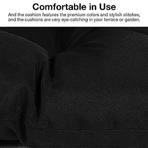 CUSCOY Swing Cushions Replacement Waterproof Outdoor Swing Cushions with Back Indoor/Outdoor Bench 2 or 3 Seat Cushion for Porch Patio Swing,brown-40x40in