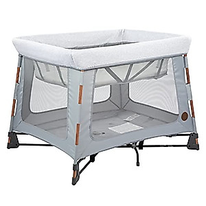 Maxi-Cosi Swift Play Yard, Extra-Comfy, Thick Mattress, Essential Grey