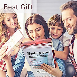 Electric Heating Pad for Back Pain and Cramps Relief, Hot Heated Pad with Auto Shut Off, Fast Heat Heating Pad for Period Cramps - 24"x 12"