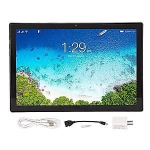 HEEPDD Tablet PC, 100‑240V 5G Dual Band WiFi 4G Calls for Android10 Tablet PC for Students (US Plug)