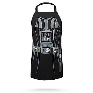 ICUP Star Wars - Darth Vader Be The Character Adult Size 100% Cotton Adjustable Black Apron
