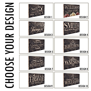 People People Personalized Wood Key Hanger for Wall | New Home Décor Gift for Wedding Housewarming | Customized Gifts for Couple Mr Mrs Key Ring Holder Hook | Key Rack | C01D05