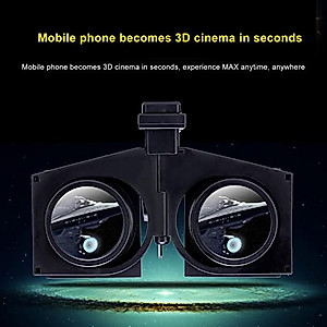 Chenfly 3D VR Glasses,3D VR Glasses, Portable Foldable VR Glasses | Mini Mobile Phone Pocket Virtual Reality Box 3D VR Panoramic Glasses