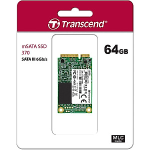 Transcend 256GB SATA III 6Gb/s MSA370 mSATA SSD 370 Solid State Drive TS256GMSA370