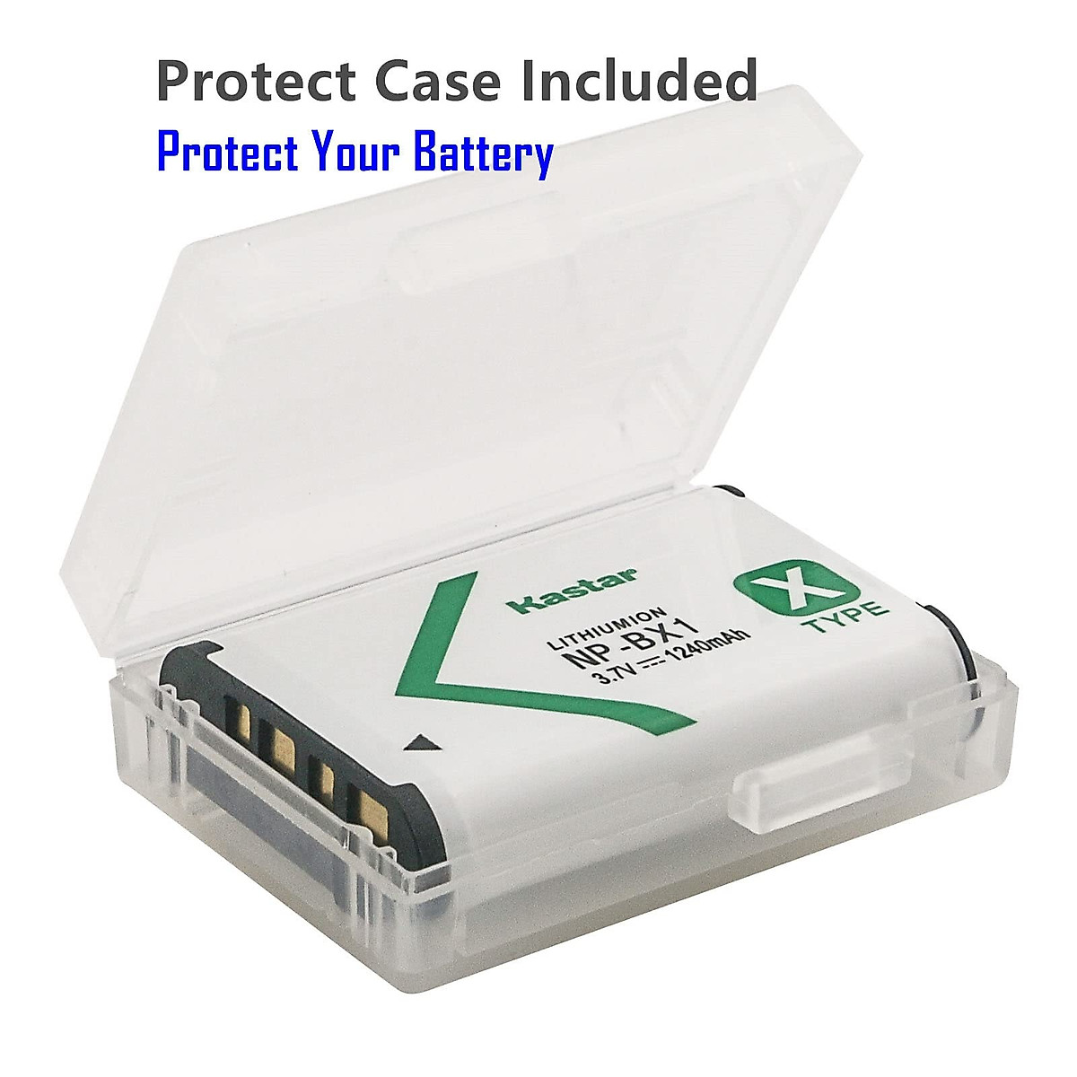 Kastar 1-Pack NP-BX1 Battery and AC Wall Charger Replacement for Sony ZV-1 Vlogging Camera, ZV-1F Vlogging Camera, Sony ZV-1 II Digital Camera, Hasselblad Stellar Special Edition Digital Camera