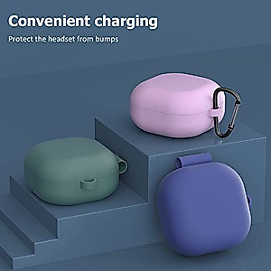 Protective Silicone Cover Earphone Compatible with for Samsung Galaxy Buds Live Bud 2 case Cover Dustproof Shell for Samsung Buds Pro Case Matte for Women Men Girls Boys