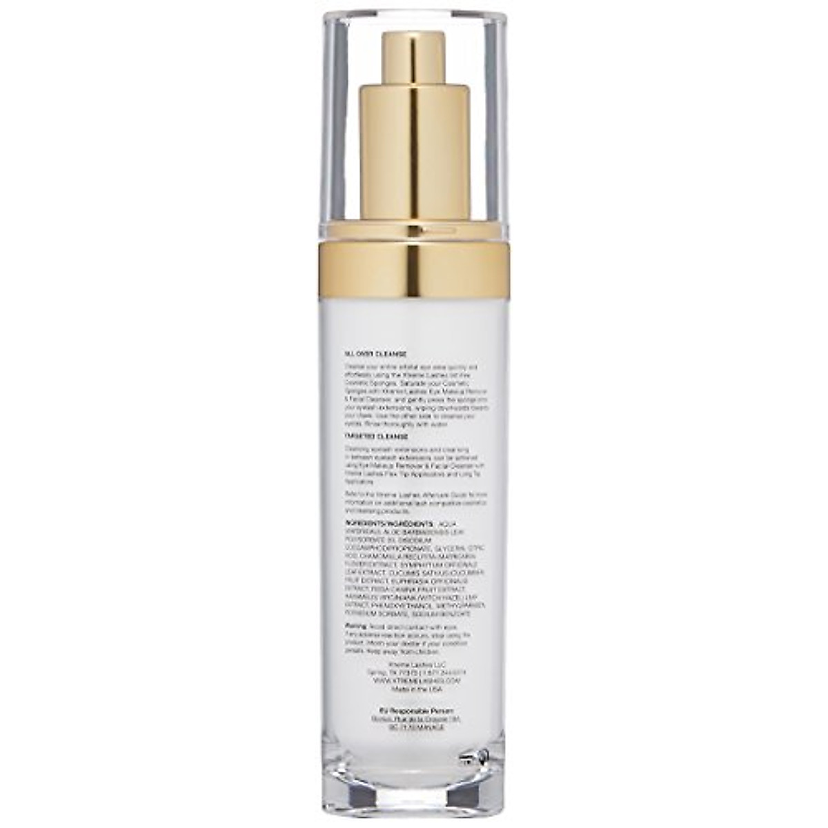 Xtreme Lashes® Eye Makeup Remover & Facial Cleanser (4 Fl Oz) | Lash Cleanser & Shampoo for Healthy Lashes