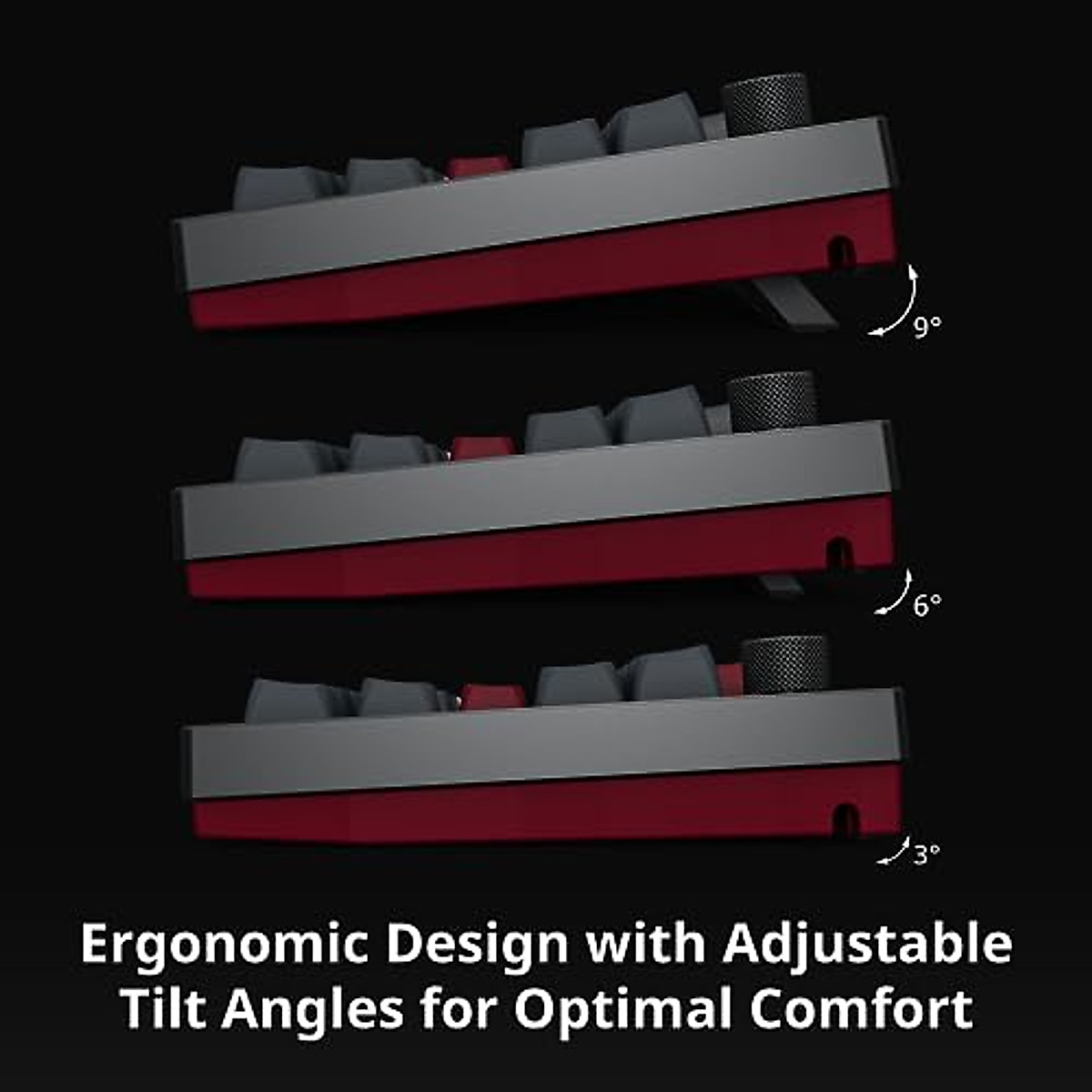 Montech MKey TKL Mechanical Gaming Keyboard: Customizable RGB LED, Premium MDA Profile PBT Keycap, Hot-Swappable Gateron G Yellow Pro 2.0 Pre-lubed Switches, Osaka Castle Theme, Darkness (MK87DY)