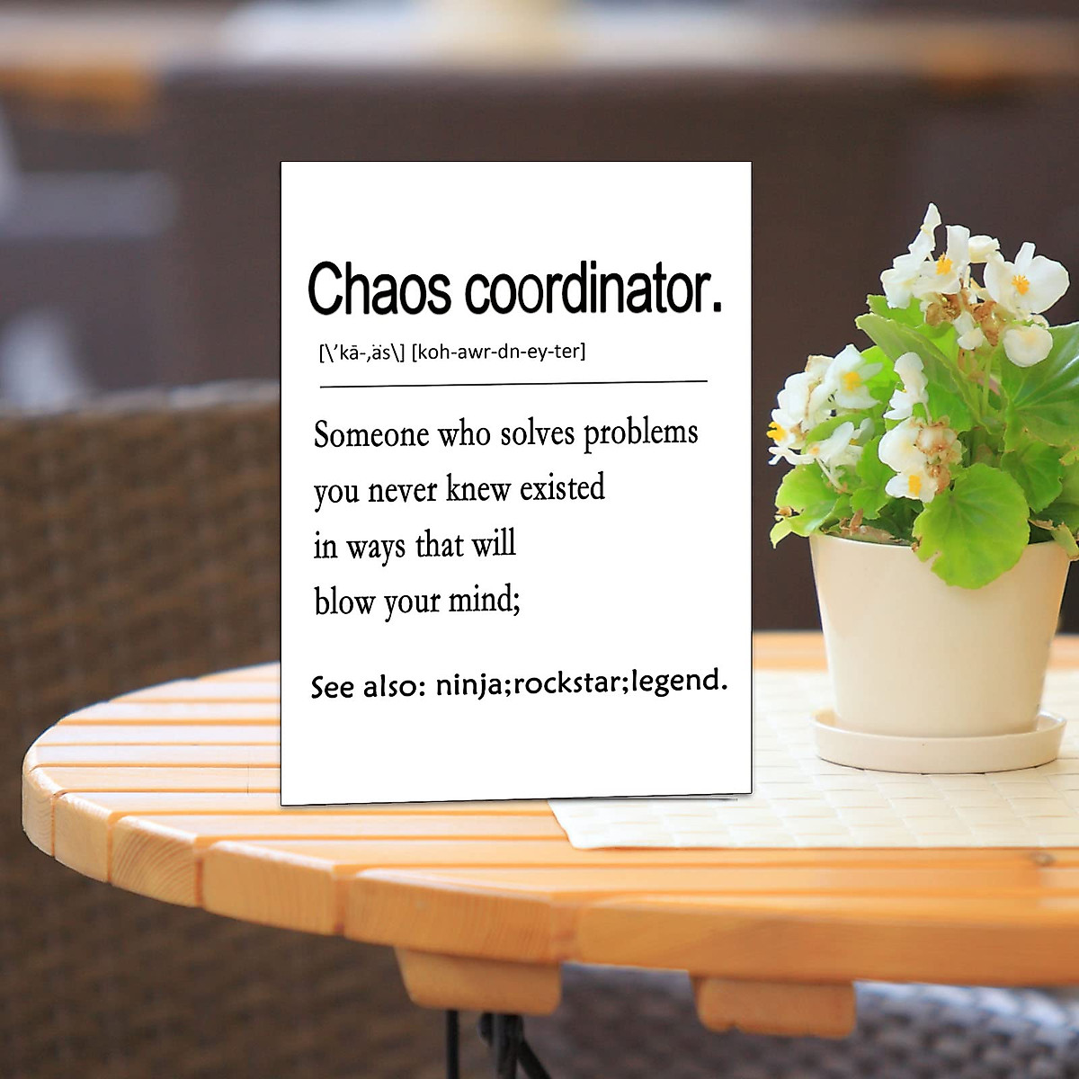 Dapofajo Boss Birthday Card, Funny Leadership Card, Teacher Appreciation Card, Mom Dad Parent Card