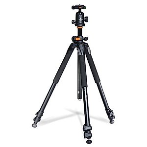 Vanguard Alta Pro 263AB 100 Aluminum Tripod with SBH-100 Ball Head for Sony, Nikon, Canon DSLR Cameras, Black
