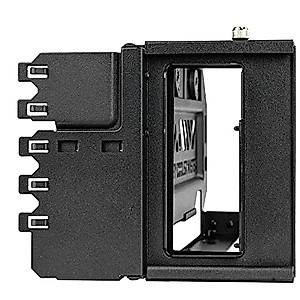 Cooler Master Vertical GPU Holder Kit V3, for E-ATX/ATX/mATX PC Case & PCI-E 4.0 Devices, Adjustable Modular Video Card Support, Thick SGCC Steel Bracket, 165 mm Riser Cable Included - Black
