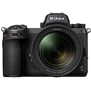 Nikon Z7II Mirrorless Digital Camera 45.7MP W/Nikkor Z 24-70mm f/4 S Lens + Shot-Gun Microphone + LED Always on Light+ 64GB Extreme Speed Card,Gripod,Case,and More (26pc Video Bundle),Nikon Z7 II