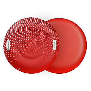 Float World Snow Tube - Large 48" Heavy Duty Inflatable Sled for Adults and Kids - Thick Non-Popping Snow Tubing Winter Toy for Sledding (Red)
