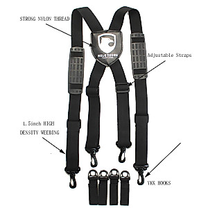 MELOTOUGH Tactical suspenders Police Duty Belt Harness for Battle Belt Law Enforcement Police Duty Belt Suspenders