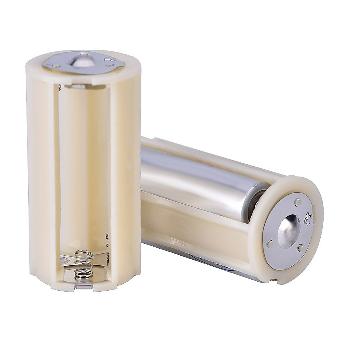 AA to D Battery Case, 10Pcs 3 AA to 1 D Size Series Connection Adapter Converter Battery Holder Case Box