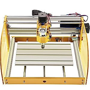 VEVOR CNC Router Machine, 3018-PRO w/GRBL Offline Control, Limit Switches & Emergency-Stop, PCB PVC Wood leather Engraving Machine, Dustproof Safe Acrylic Baffle, XYZ Working Area 300 x 180 x 45mm