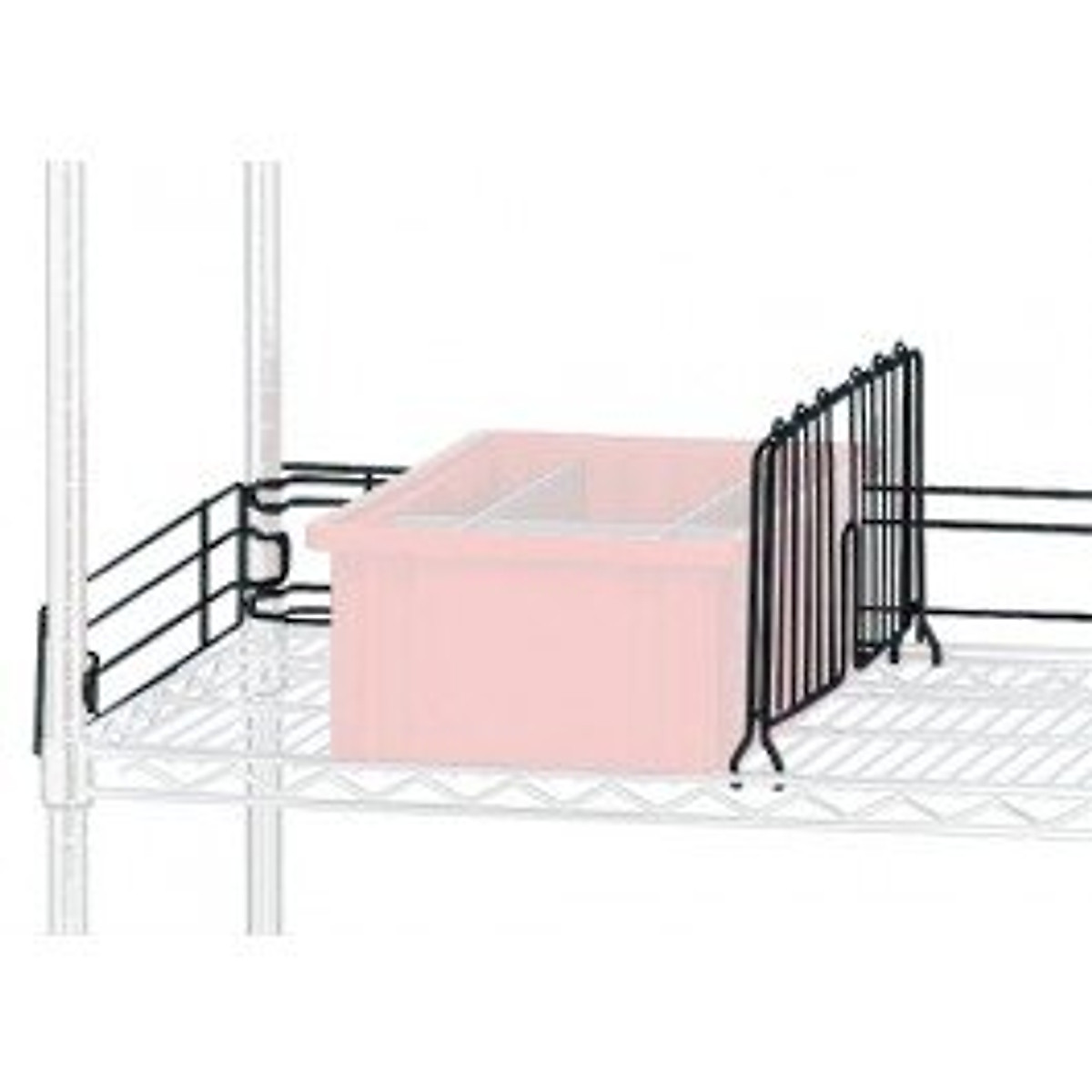 Wire Shelving Side Ledge Stainless 12