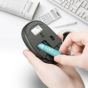 Deleepow AAA Rechargeable Battery 24 Pack 1100mAh NiMH AAA Batteries 1200 Cycles 1.2V Triple A Batteries with Gold Plated Anode, Low Self Discharge