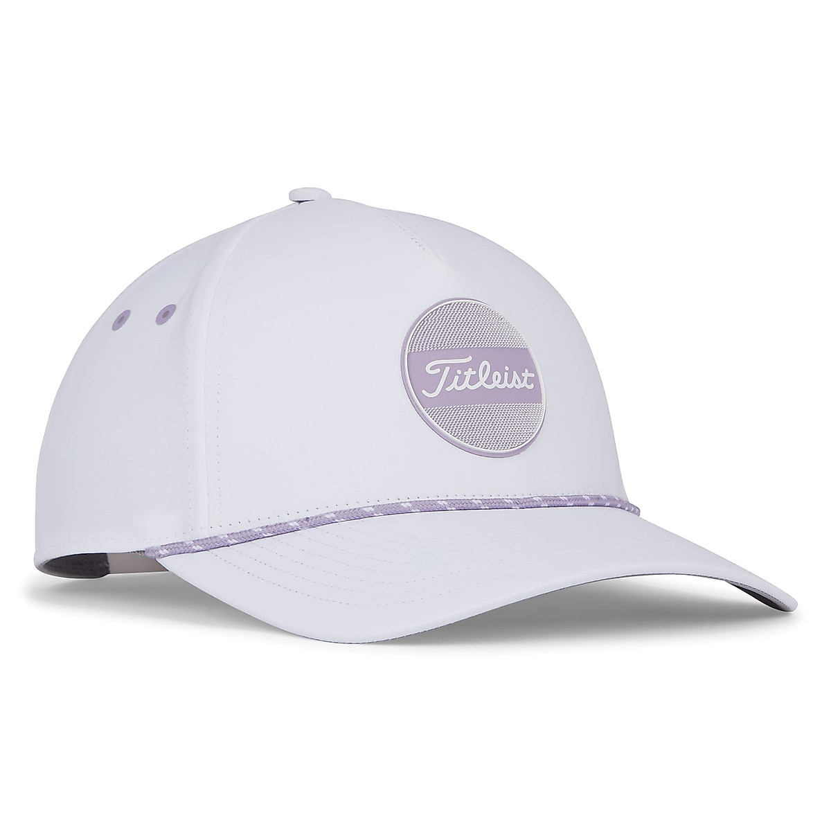Titleist Women's Standard Boardwalk Rope Golf Hat, White/Lavender, One Size