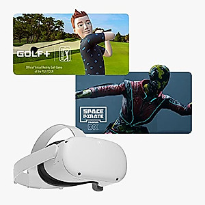 Meta Quest 2 — Advanced All-In-One Virtual Reality Headset — 128 GB Get Meta Quest 2 with GOLF+ and Space Pirate Trainer DX included