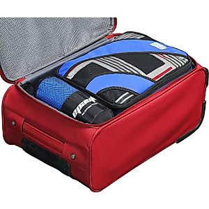 EPAuto Microfiber 2-Pack Fast Drying Towels (60" x30'') with Face/Hand Towel (24" X15'') for Travel, Beach, Backpacking, Camping and Gym