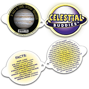 Celestial Buddies Jupiter Buddy Science Astronomy Space Solar System Educational Plush Stuffed Planet Toy