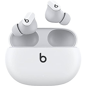Beats_by_dre Beats Studio Buds Totally Wireless Active Noise Cancelling (ANC) Earbuds Bundle with Case (White)