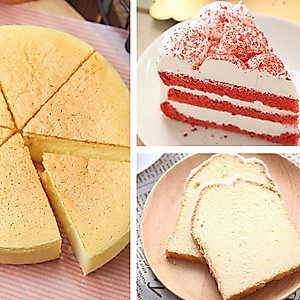 Hofumix Cake Cutter Slicer Leveler Cake Layer Cutter Adjustable Baking Kits 2-Wire Layer DIY Cake Knives Fixator Tools Bread Slice Cut Guide Stratification Auxiliary Kitchen Accessoires 3 Pack