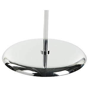 Displays2go Spiral Clothes Rack, Steel with Chrome Finish