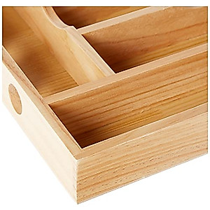 Hampton Forge Natural Wood Caddy Openstock, 1.20 LB, Brown