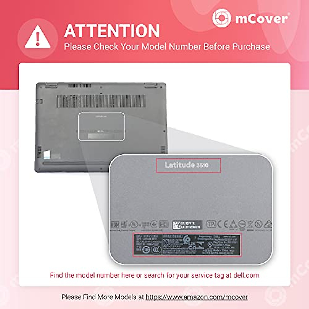 mCover Case Compatible for 2021-2022 15.6" Dell Latitude 15 3510 Series Laptop Computer ONLY (NOT Fitting Other Dell Models) - Purple