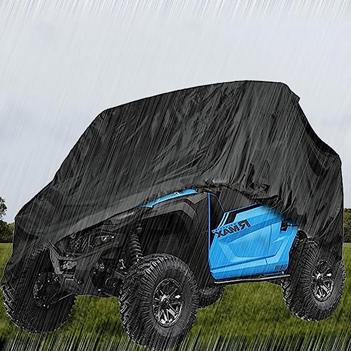 YONQIFON Yamaha UTV Cover 2 Seats, All-Weather Protection Waterproof Outdoor Heavy Duty Side by Side Covers Compatible with Yamaha Rhino 660,Viking 700,Wolverine 1000 850, Kawasaki Mule, Teryx