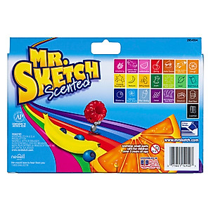 Mr. Sketch Chiseled Tip, 2054594, 22 Assorted Scented Markers