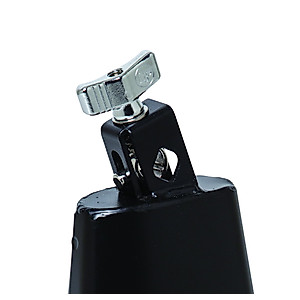 Latin Percussion LP007-N 8-Inch Rock Cowbell with Self-Aligning Mount,Black,1/2-Inch
