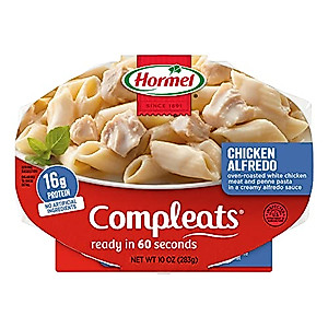 HORMEL COMPLEATS Chicken Alfredo Microwave Tray, 10 oz. (6 Pack)