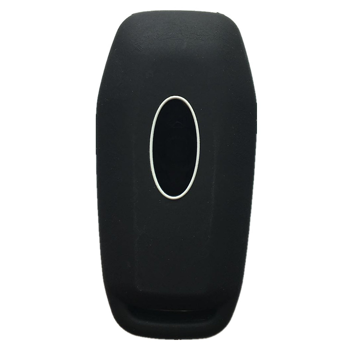 Ford Mustang Key Fob Cover: Silicone Car Remote Case Fit for Ford Mustang Fusion Exploer Edge F150 Lincoln MKZ MKX MKC | Black Rpkey Key Fob Shell Protector
