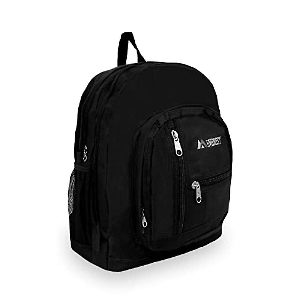 Everest Double Main Compartment Backpack, Black, One Size