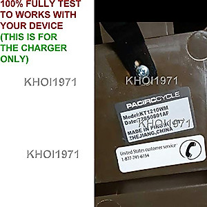 KHOI1971 Wall Charger AC Adapter Compatible with Mossy Oak Break UP Infinity Ride on KT1210WM KT1210 ATV Quad 6V-Volt Battery