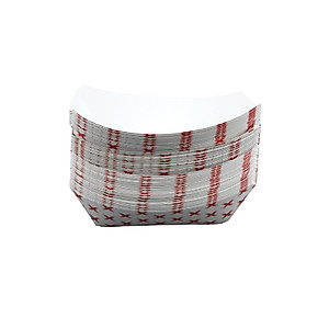 Adorox 50 Count Paper Food Tray, 2.5-Pound(Standard 4"x 6"