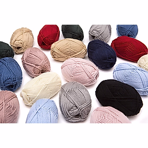 100% Pure Wool Yarn Superwash Set of 3 Skeins (150 Grams) DK Weight - Sourced Directly from Peru - Heavenly Soft and Perfect for Knitting and Crocheting (Navy Blue)