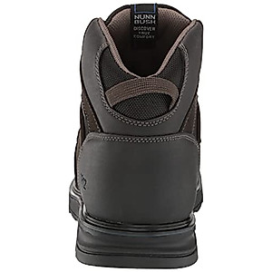 Nunn Bush Men's Luxor Waterproof Plain Toe Chukka Boot, Charcoal, 10.5 Wide