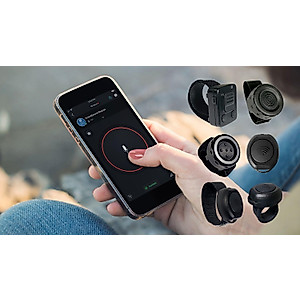 PRYMEBLU® Bluetooth Wireless PTT Button Switch ZELLO, Wave Communicator, ESChat, Unity, Streamwide and Many Other PoC Push-to-Talk Apps (BT-PTT-Z Mini)