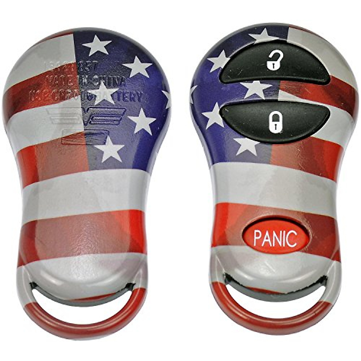 Dorman 13628US Keyless Entry Transmitter Cover Compatible with Select Chrysler / Dodge / Plymouth Models, Red; White; Blue