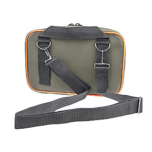 XCH Fishing Tackle Storage and Carrying Pouch (#2), Padded Shoulder Strap, Durable Waterproof Material