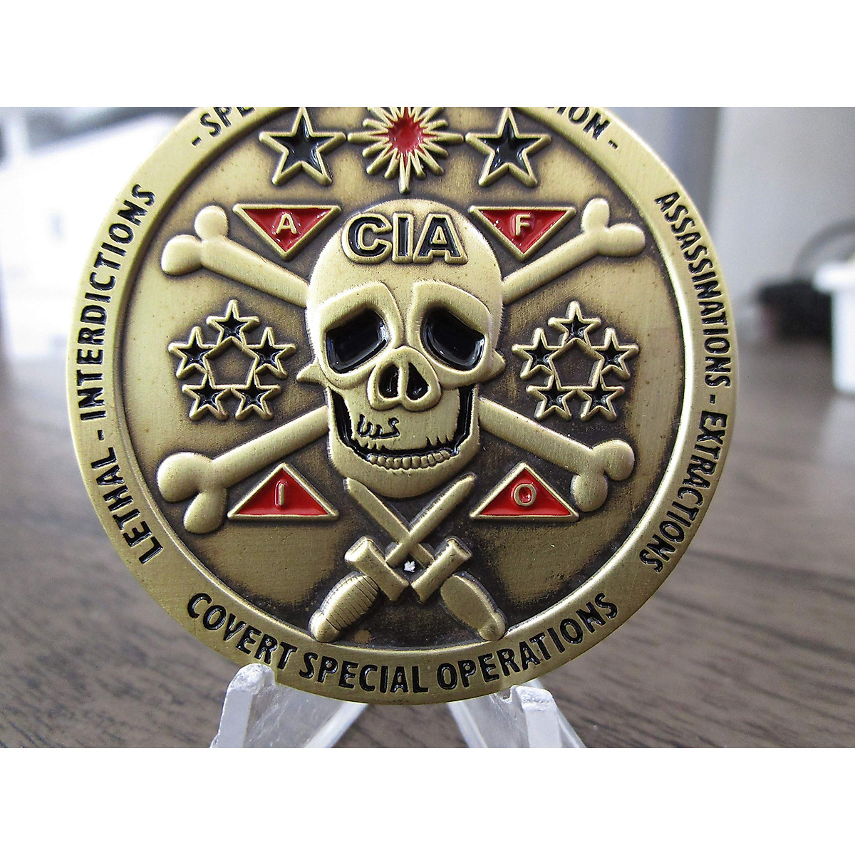 Central Intelligence Agency Covert Special Operations Clandestine Service Lethal Humint CIA Challenge Coin