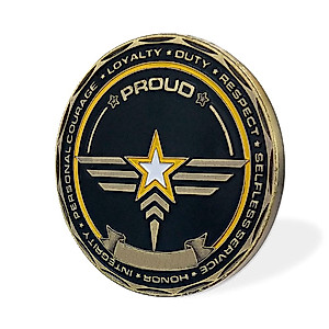 E-Coin U.S. Army Challenge Coin Brofist Soldier Veteran Gift