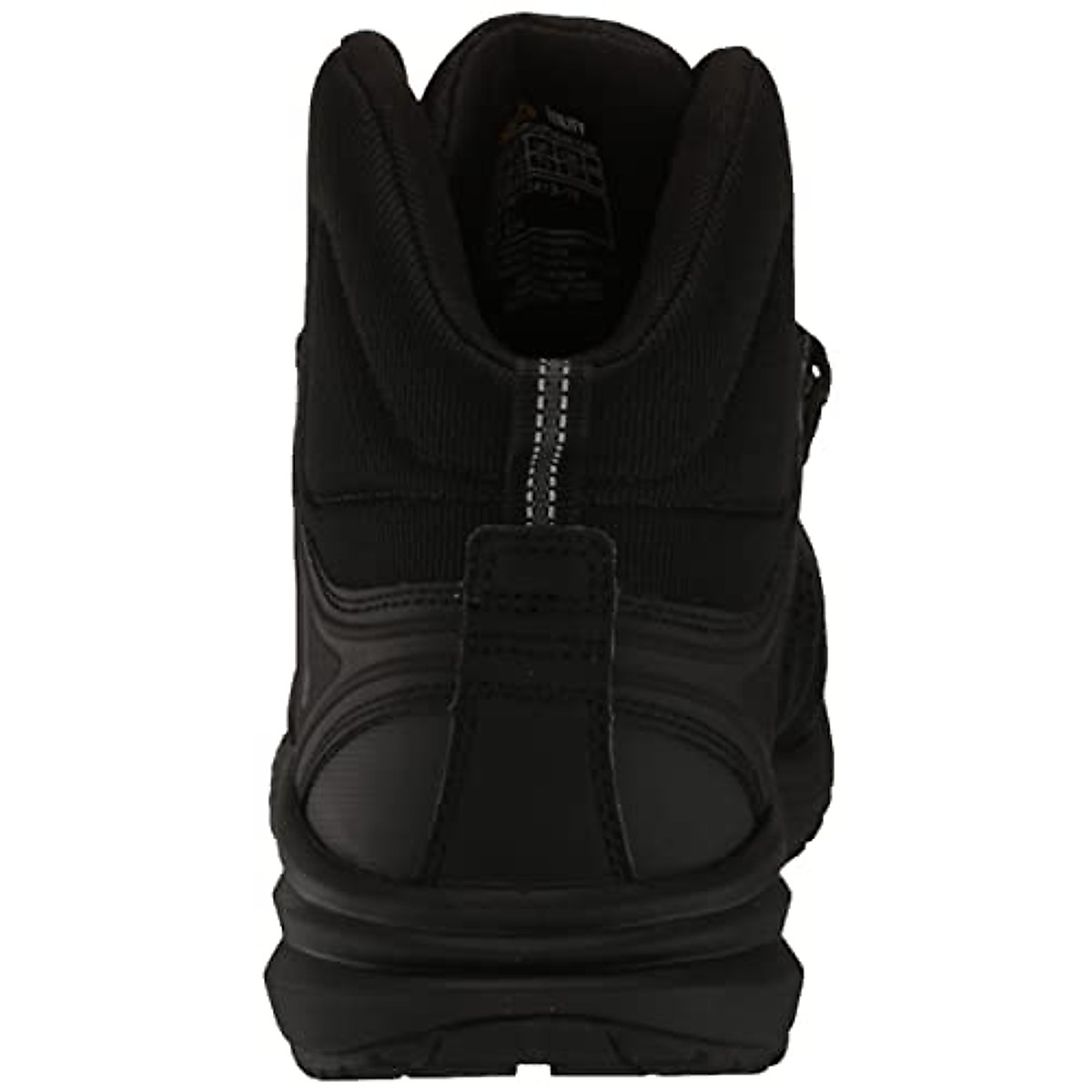 KEEN Utility Women's Vista Energy Mid Height Composite Toe Internal Metatarsal Guard Industrial Work Boots, Black/Raven, 7.5 Wide